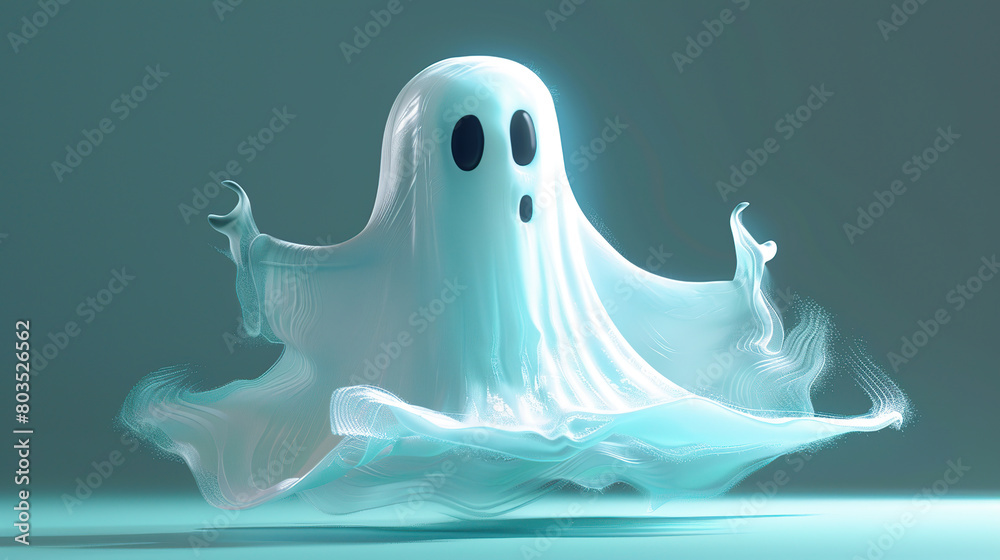 cartoon, ghost, spooky, character, haunted, animation, spectral ...