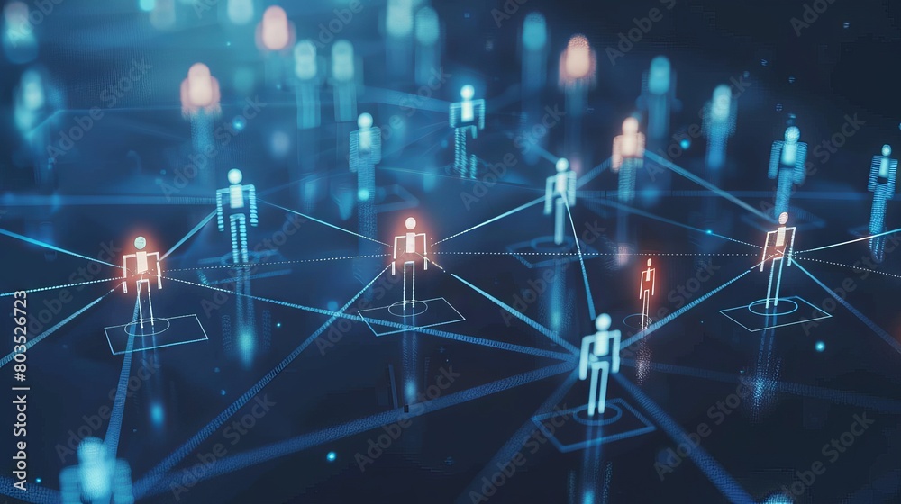 Human relations and their importance in working life Stock Illustration ...