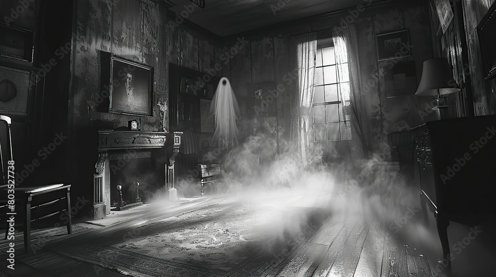 cartoon, ghost, spooky, character, haunted, animation, spectral ...