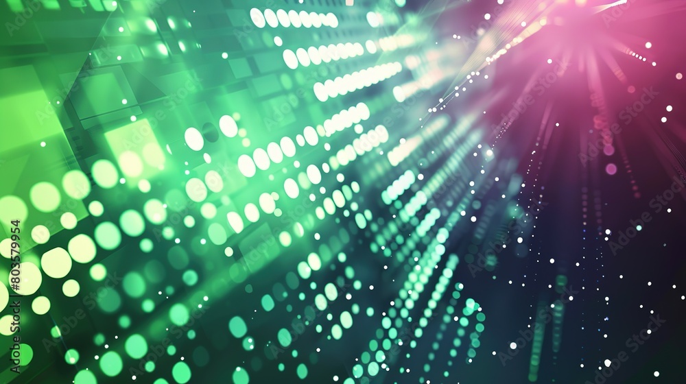 Digital abstract background. Light Green abstract geometric background ...