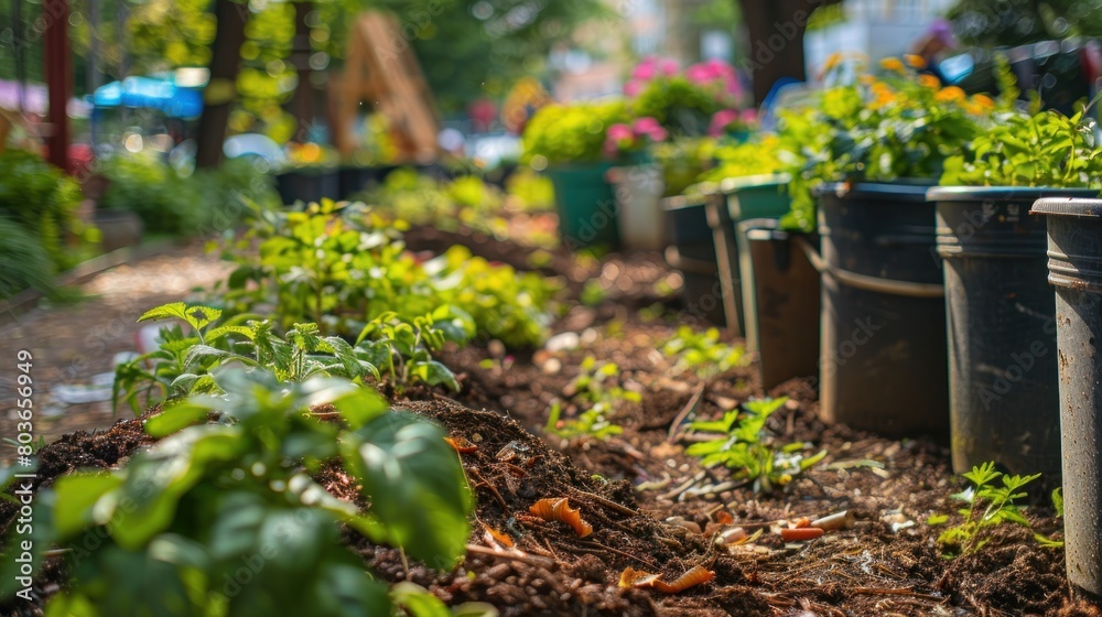 A city-wide composting program where biodegradable waste is turned into ...