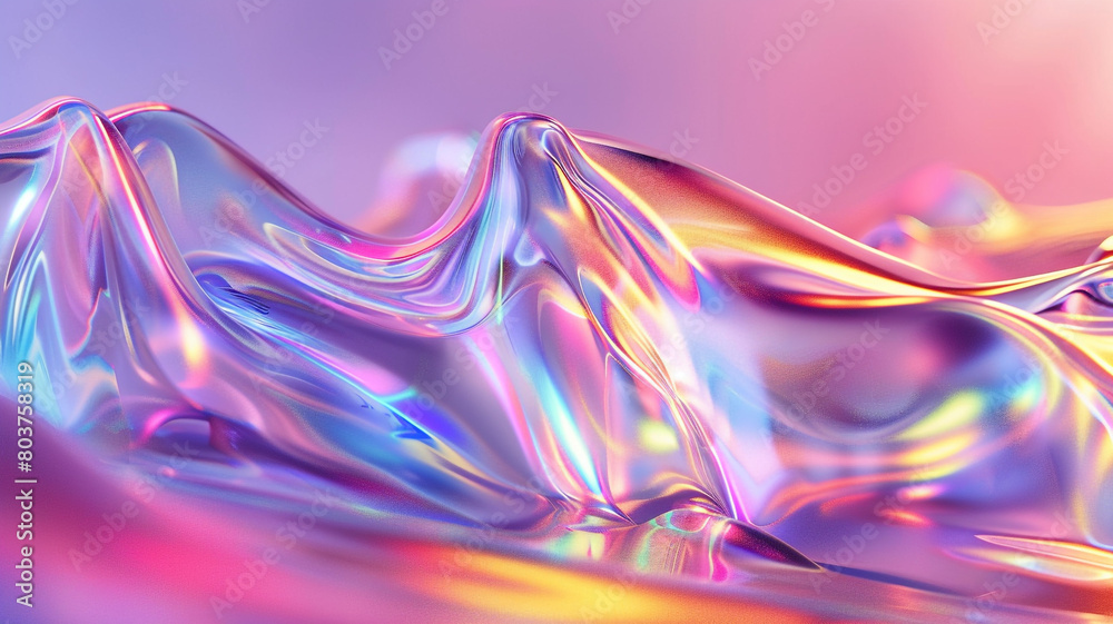 Crystal Refraction Dance An Abstract 3D Interplay of Light Geometry and ...
