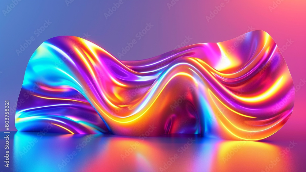 Crystal Refraction Dance An Abstract 3D Interplay of Light Geometry and ...