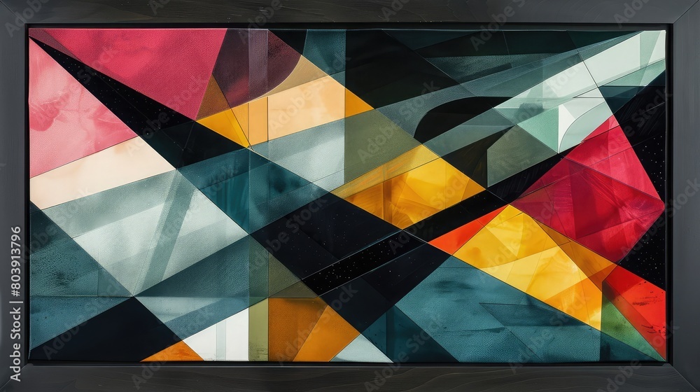 A sophisticated geometric background featuring overlapping diamond ... A sophisticated geometric background featuring overlapping diamond ...