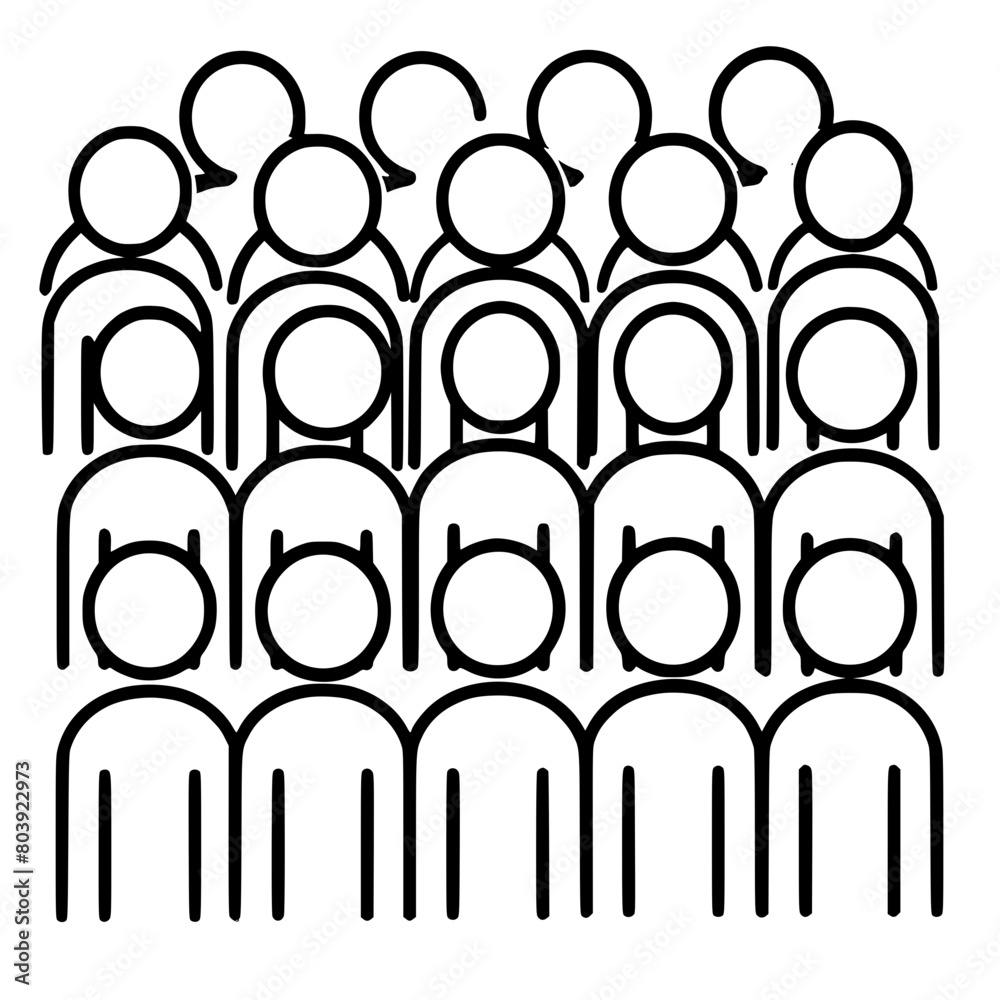 Vetor de teamwork icon, crowd icon, leadership icon, community icon ...