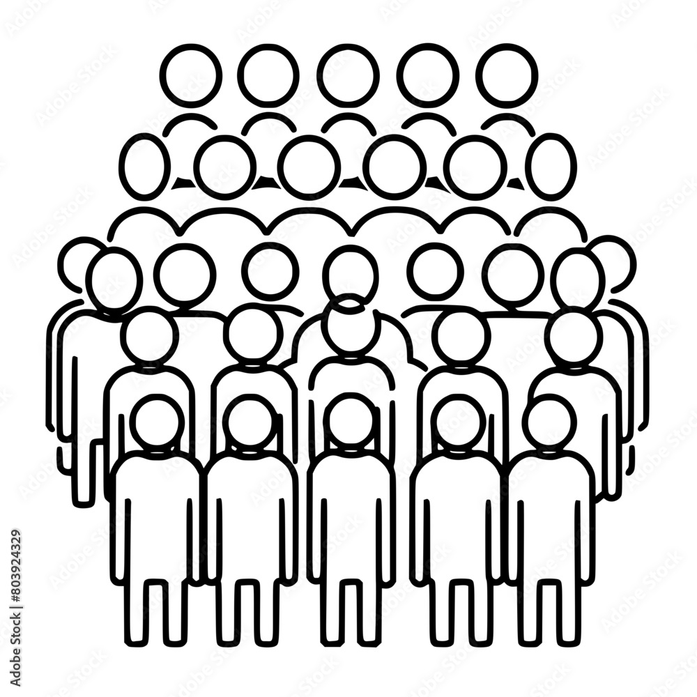 Teamwork Icon Crowd Icon Leadership Icon Community Icon Manager