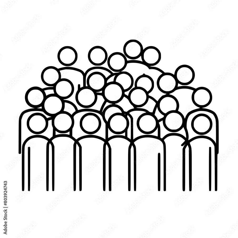 Vetor de teamwork icon, crowd icon, leadership icon, community icon ...