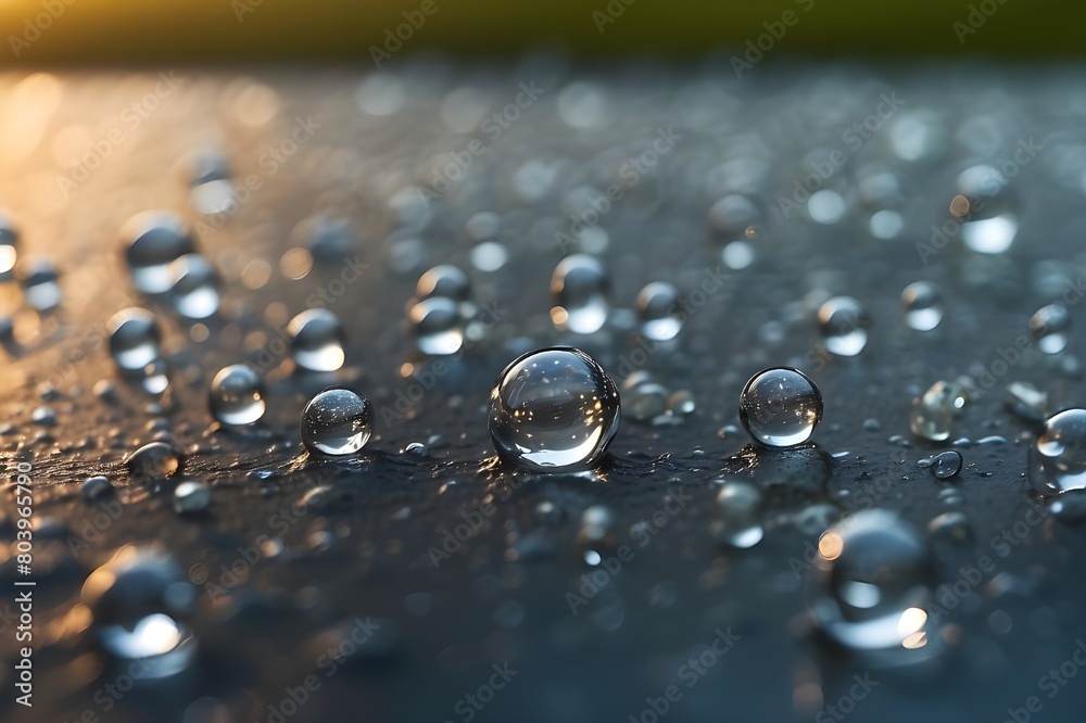 Abstract Water Bubbles A Splash of Liquid and Light in a Transparent ...