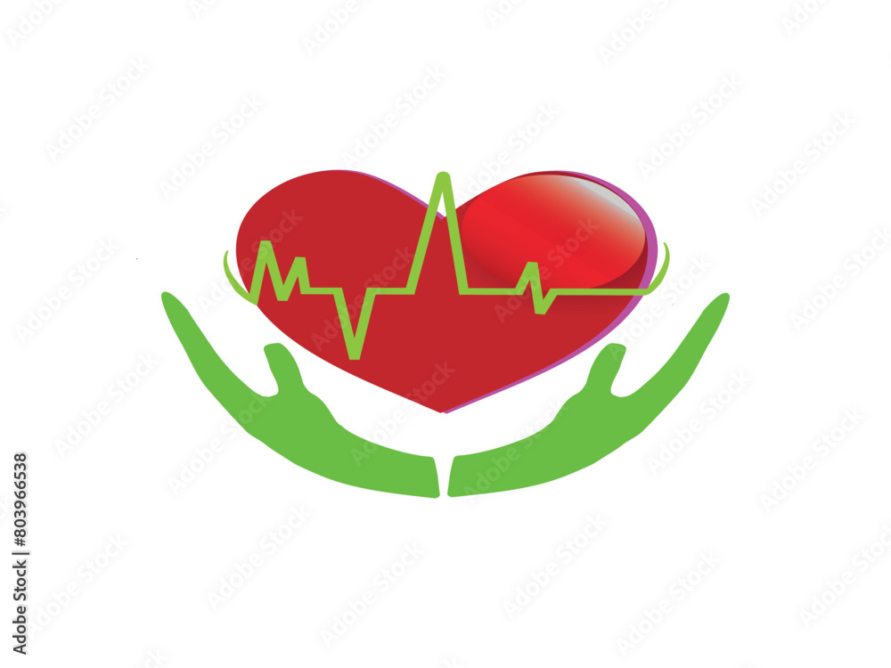 Health care icons, rainbow beat black vector Mental Health Day ...