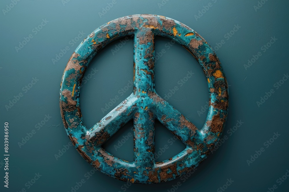 peace sign , Peace symbols , Peace Illustrations on blue background ...