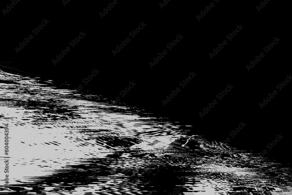 Motion Glitch interlaced Distorted textured black white futuristic ...