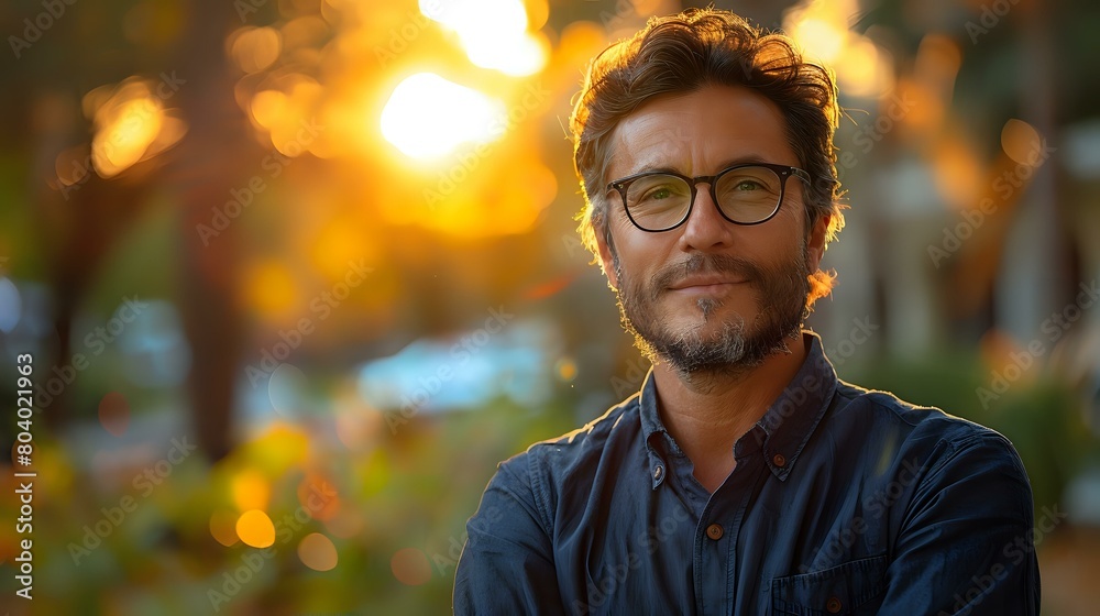 Confident and Personable Individual in Modern Setting Stock Photo ...