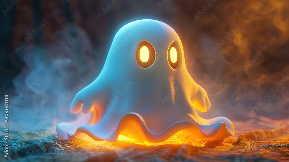 cartoon, ghost, spooky, character, haunted, animation, spectral ...