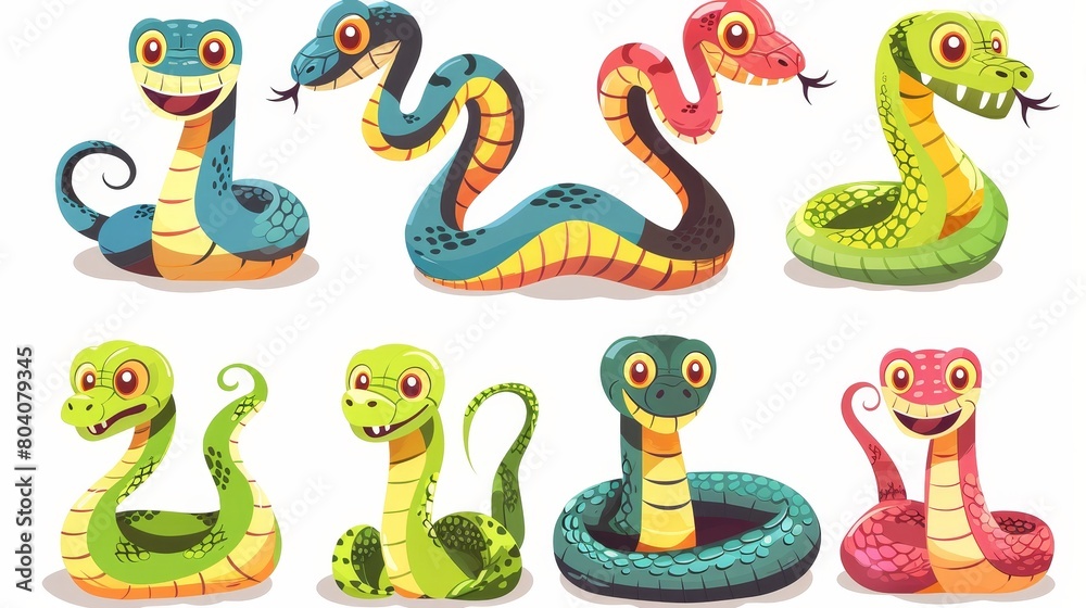 Animal mascots design. Crawling jungle animal mascot baby kid ...