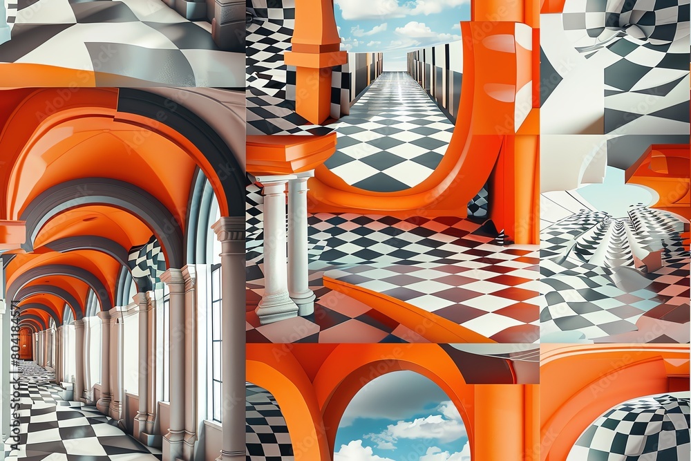 Explore the juxtaposition of familiar objects in unexpected camera ...