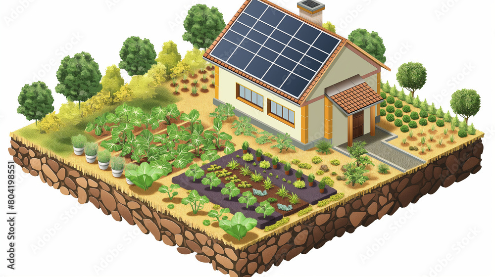 Smart Solar Farming with agriculture system solar panels between ...