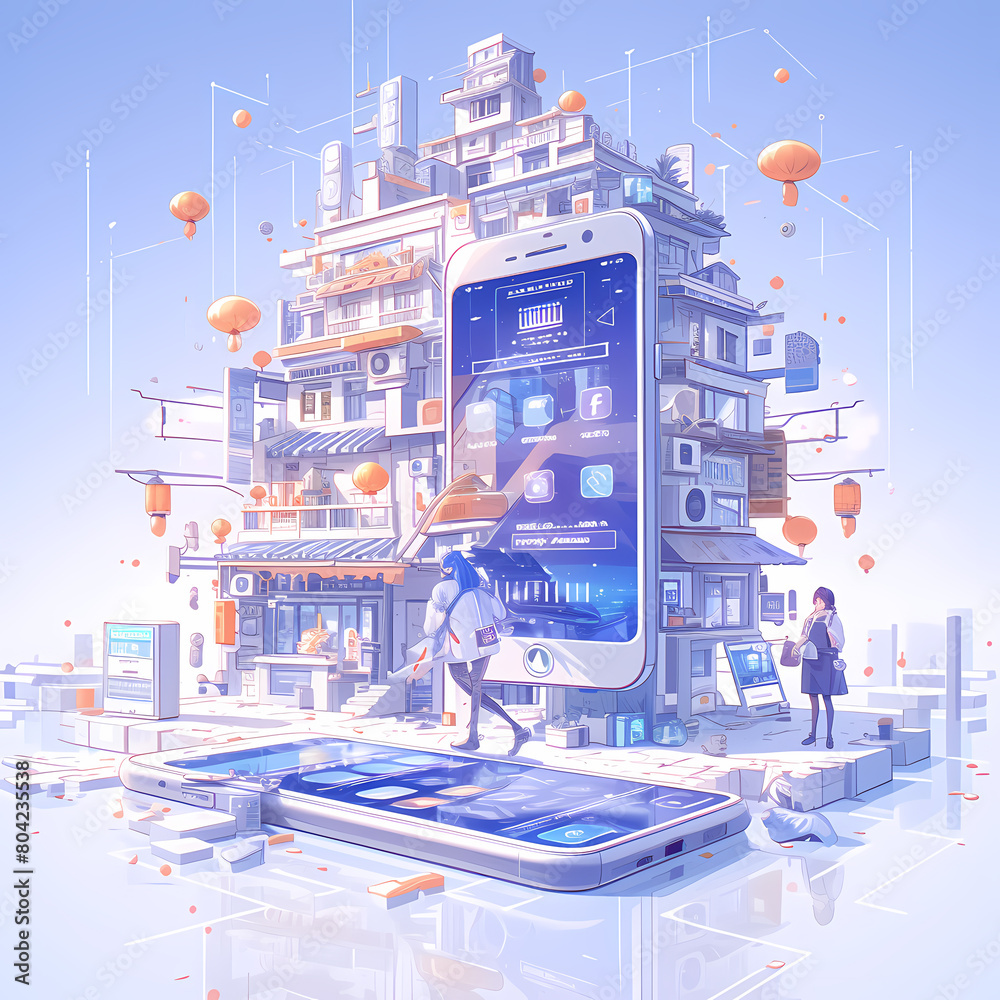 The Future of Financial Technology: A Visionary Metropolis Elevated by ...