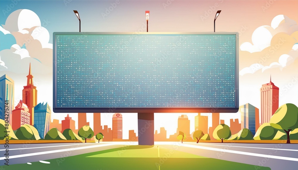 vector realistic isolated LED screen background: A cutting-edge LED ...