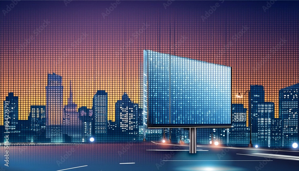 vector realistic isolated LED screen background: A cutting-edge LED ...