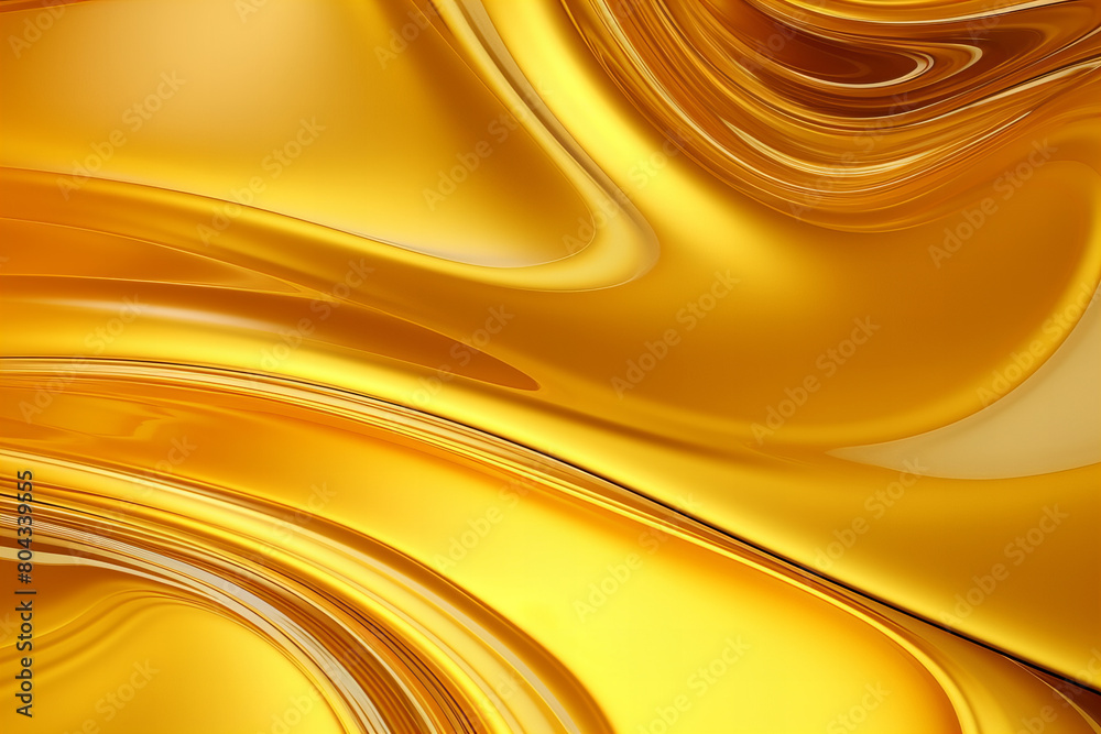Oil fluid abstract fabric gold liquid. Golden wave background. Gold ...