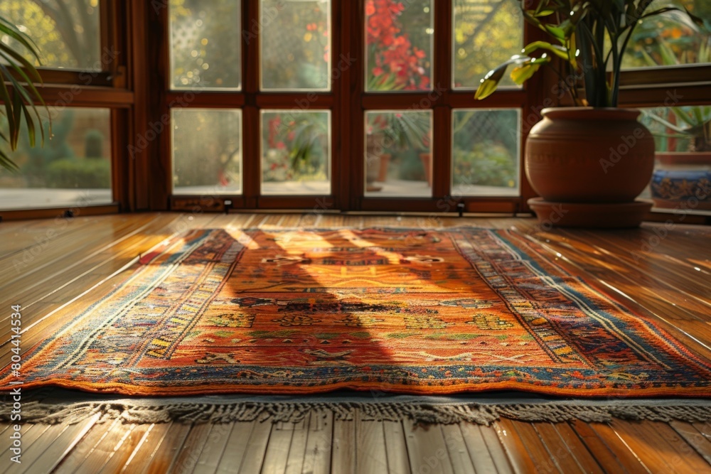 AI-Generated Islamic Patterns Illuminate 4K Background of a Mosque ...