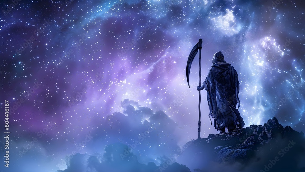 Symbolism of the Grim Reaper Holding a Scythe: Representing Fear of ...
