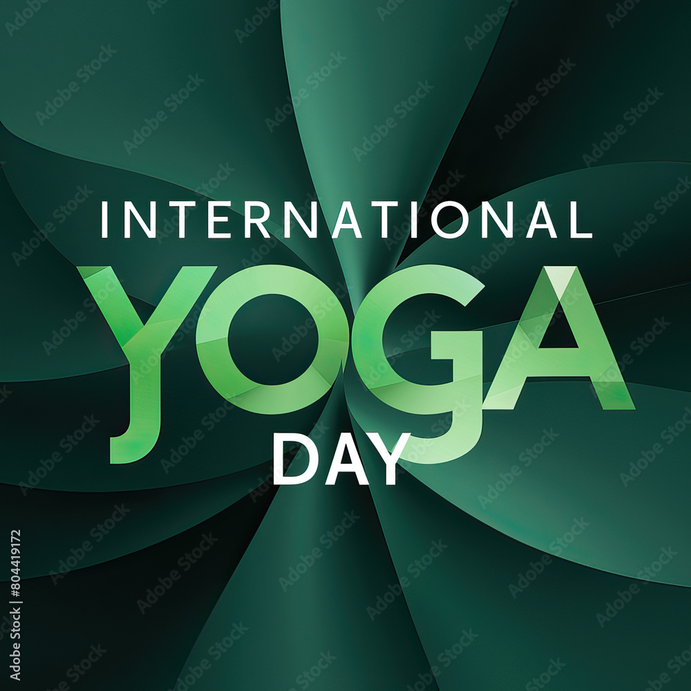 International Yoga Day, typography, International Day of Yoga ...