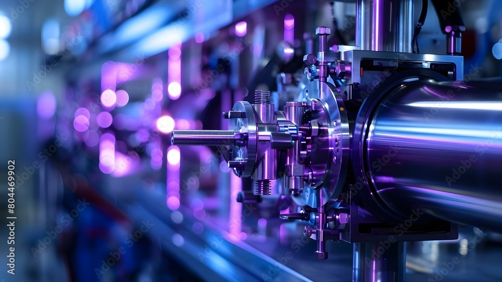 CVD Chamber Closeup: Semiconductor Thin Film Deposition Process ...