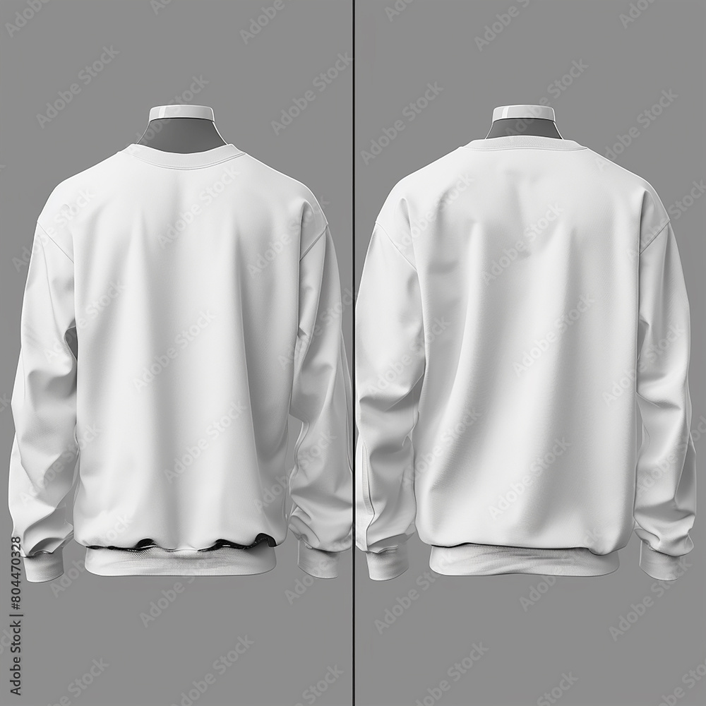 full selves simple white shirt front and back mockup with simple ...
