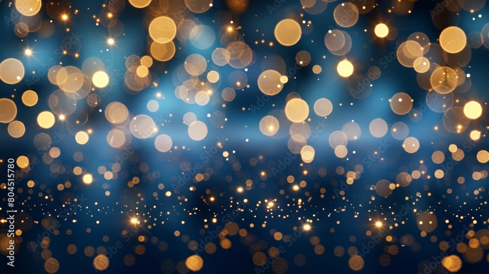 A clear blue and gold background with two overlapping blue and gold ...