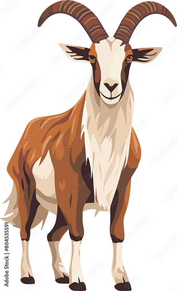 cartoon goat clip art or sheep animal Stock Illustration | Adobe Stock