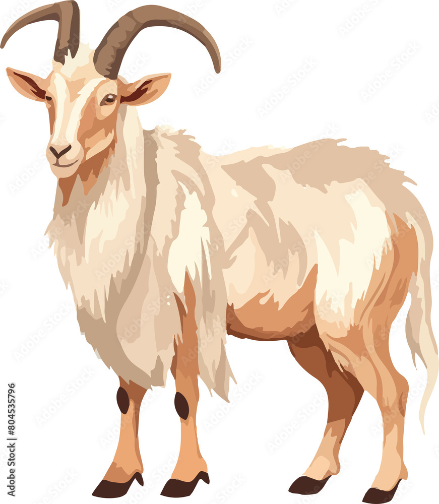 cartoon goat clip art or sheep animal Stock Illustration | Adobe Stock