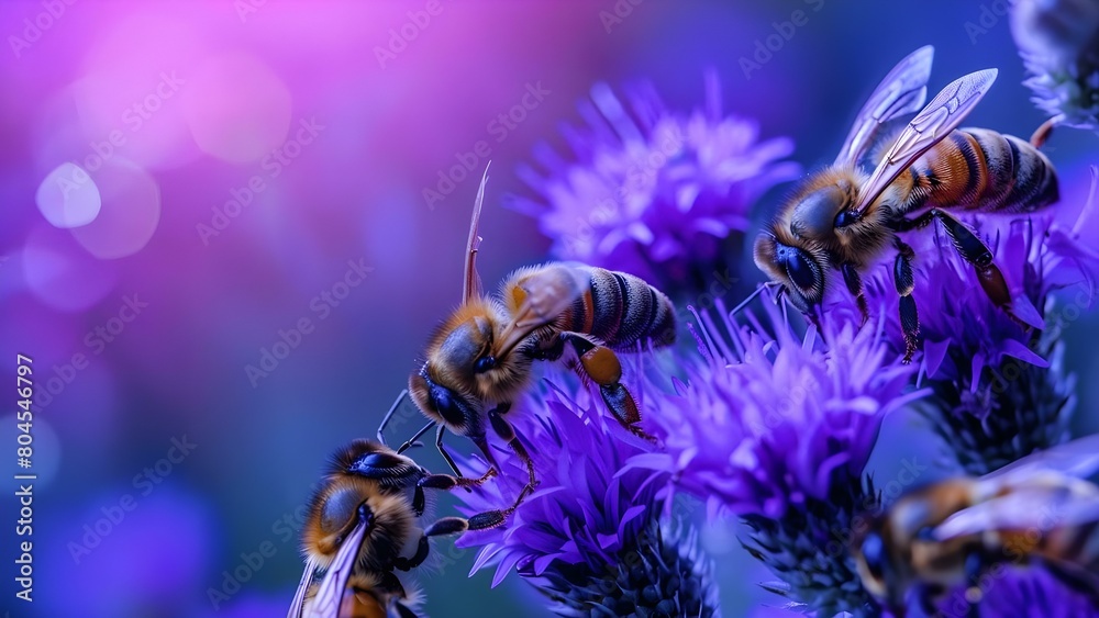 Collaborative Efforts of Bees in Problem-Solving and Teamwork. Concept Insect Communication ...