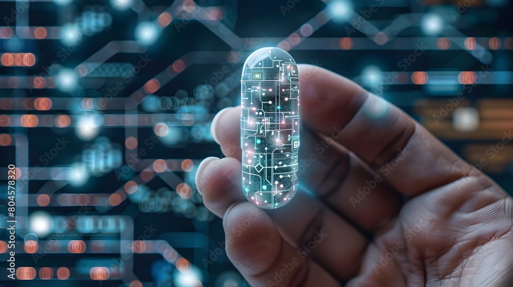 Innovative Smart Capsule Revealing Complex Microchip Network for ...