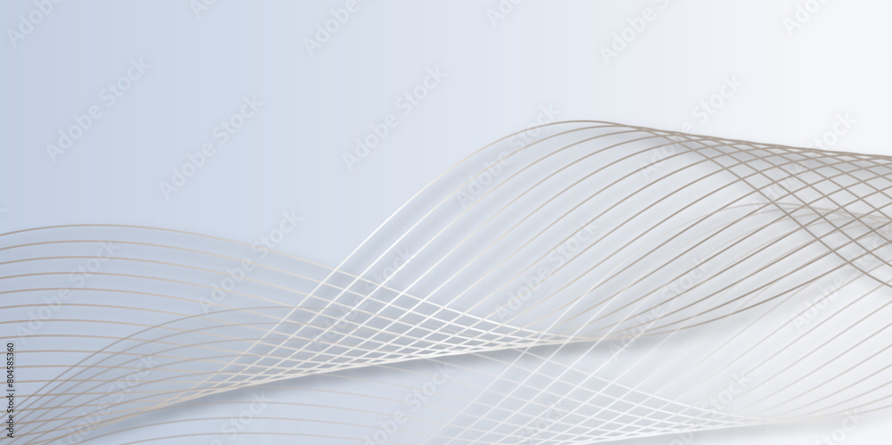 White and gray curve line background wallpaper vector image for ...