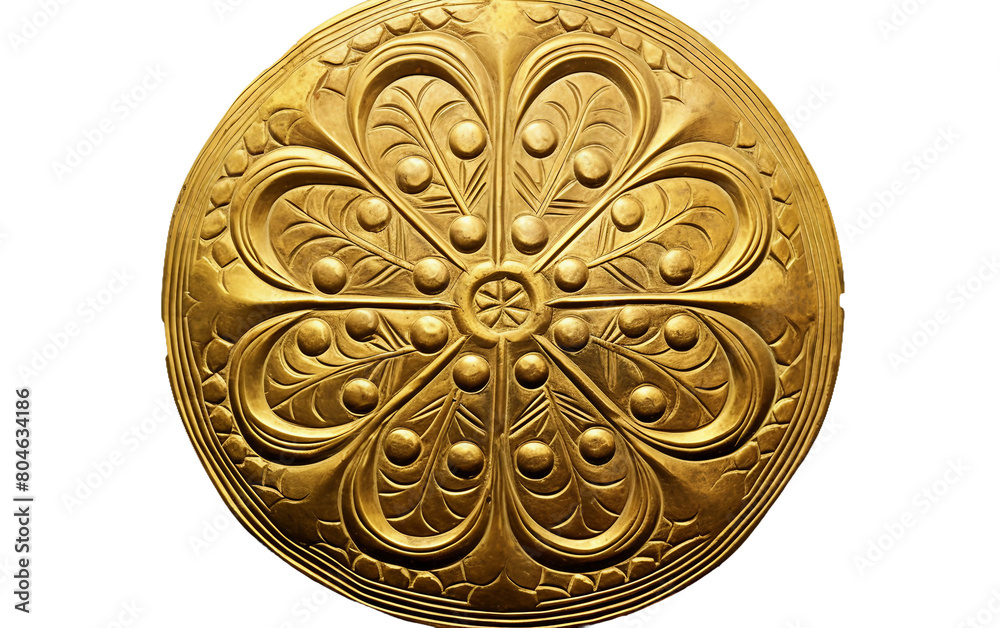 Foto de Ancient Colchis Gold Crafting Isolated On Transparent ...