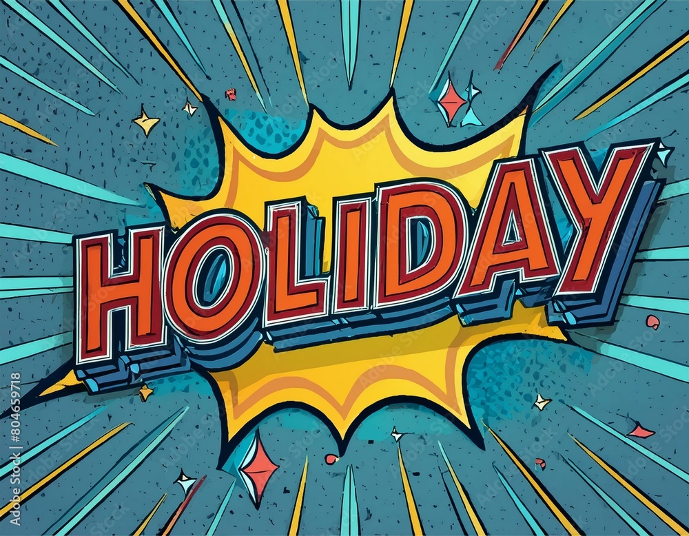 holliday lettering label, message, print, typographic, logotype ...