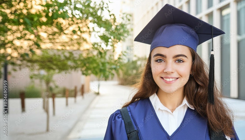 Arabic Female Graduate - Celebrating Graduation from College or ...