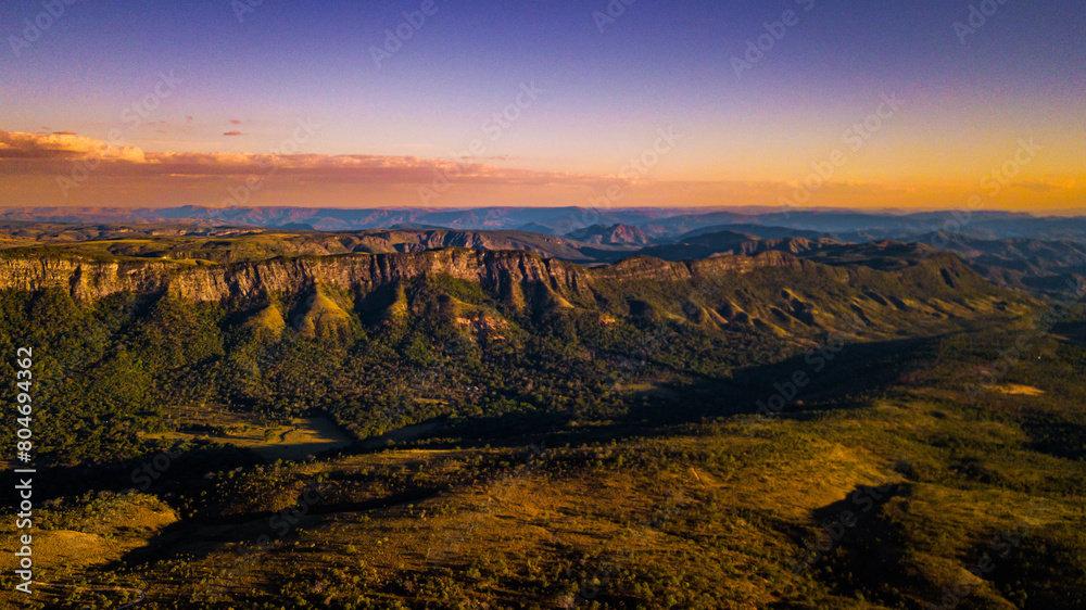 Natureza Cachoeiras Árvores Chapada dos Veadeiros Goiás Brasil Paisagem ...