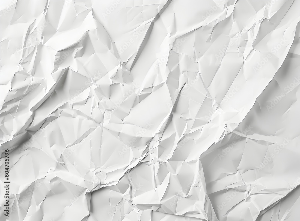 White paper texture with creases poster background for advertising ...