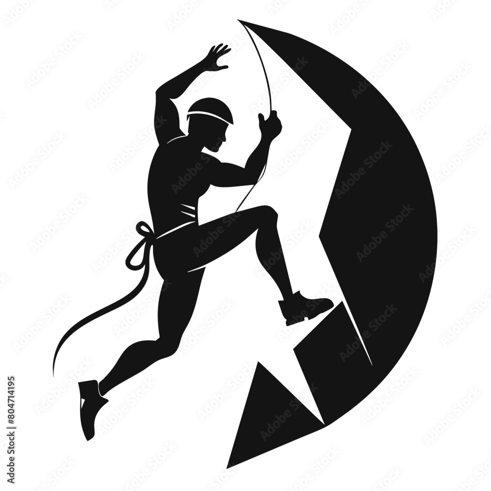 Climbing Player Vector SVG silhouette illustration, laser cut, Climbing ...