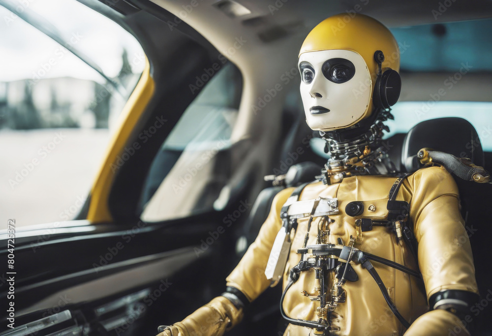 'test crash dummy car airbag accident safety device science design ...