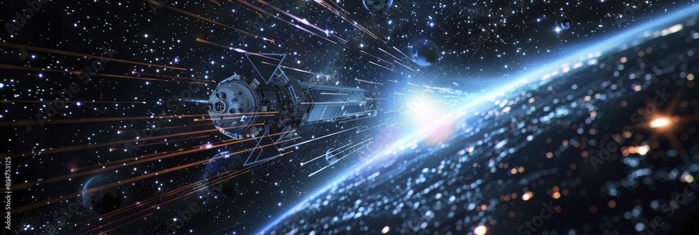 Deep Space Surveillance System, featuring satellite interfaces and ...