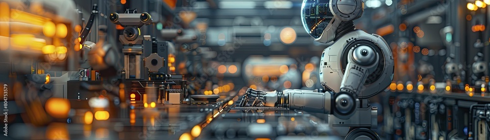 Experience the seamless integration of AI assistants and mechanized ...