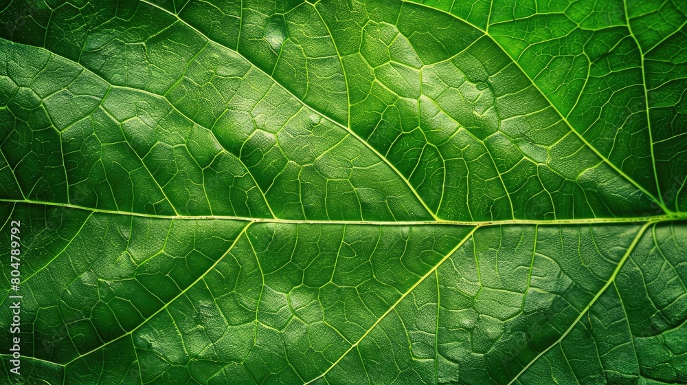Explore the intricate beauty of a leaf texture, with detailed veins and ...