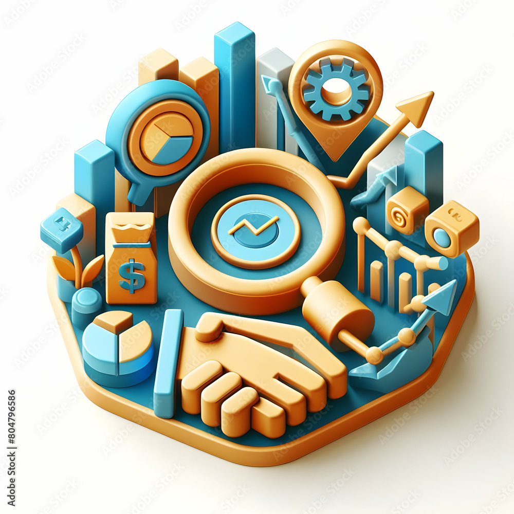 Cartoon 3D Icon: Customer Feedback and Satisfaction Symbol for Service ...