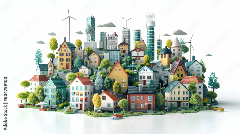 Cartoon 3D Icon: Promoting Climate Resilient Communities with ...