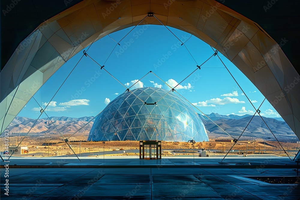 Solar-Lit Geodesic Dome: Energy Efficient Design flooded with Sunlight ...