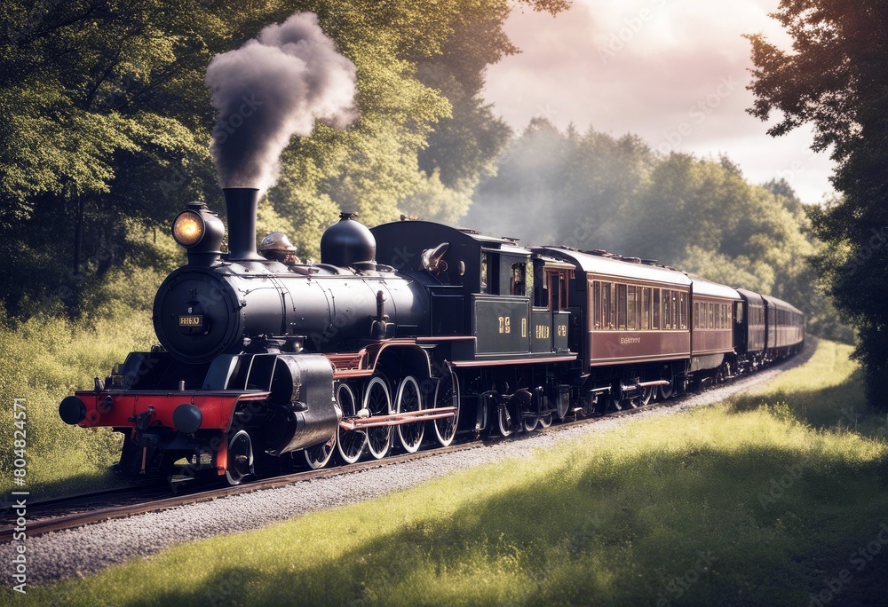 'steam vintage old applied train filter photo railway sepia ...