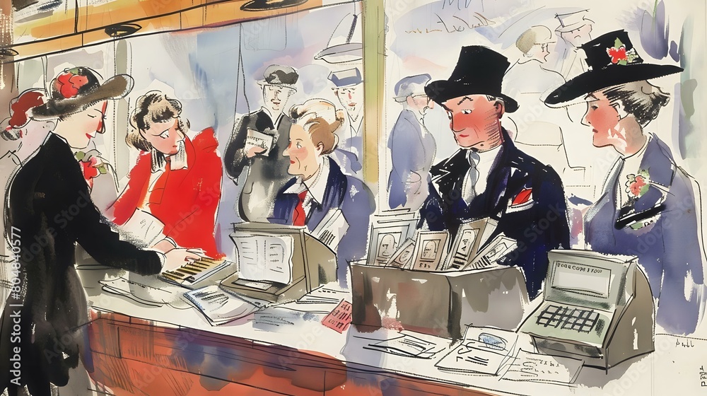 Bank Teller's Daily Routine: Visual Cues of Transactions and Account ...